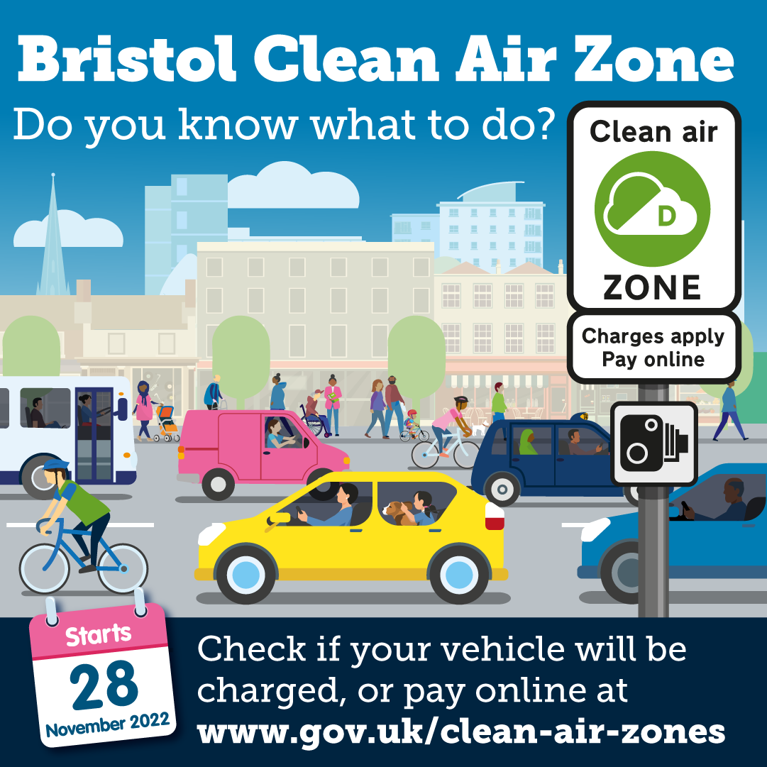 Bristol Clean Air Zone launches