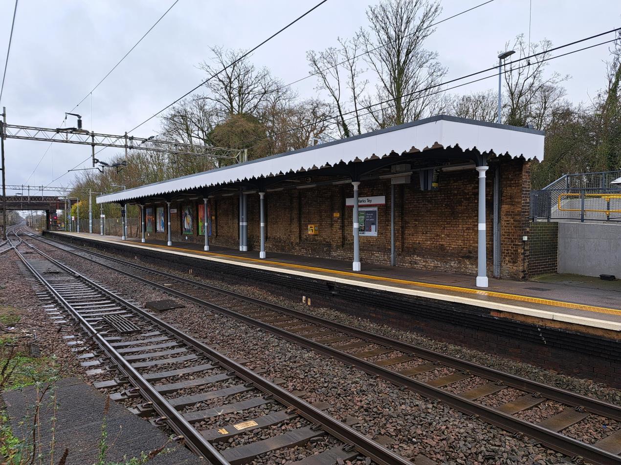 Greater Anglia unveils refurbished canopy at Marks Tey station | Greater Anglia